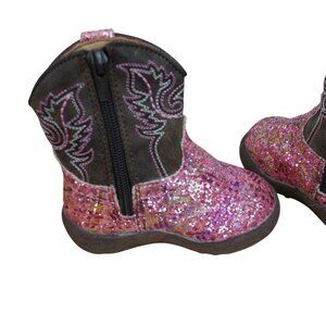 Roper | Shoes | Roper Infant Toddler Girls Pink Glitter Western Boots ...